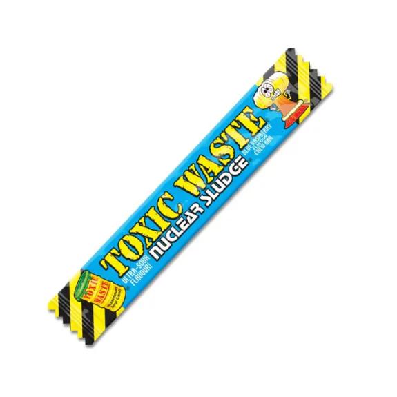 Toxic Waste Nuclear Sludge Chew Bar Blue Raspberry 50x20g - SuperEngros.no